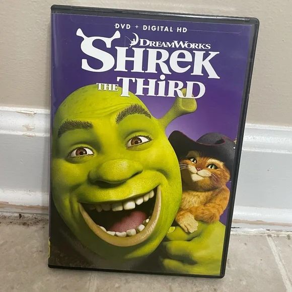 Shrek The Third Dvd Cover Shrek The Third Movie DVD Custom Covers